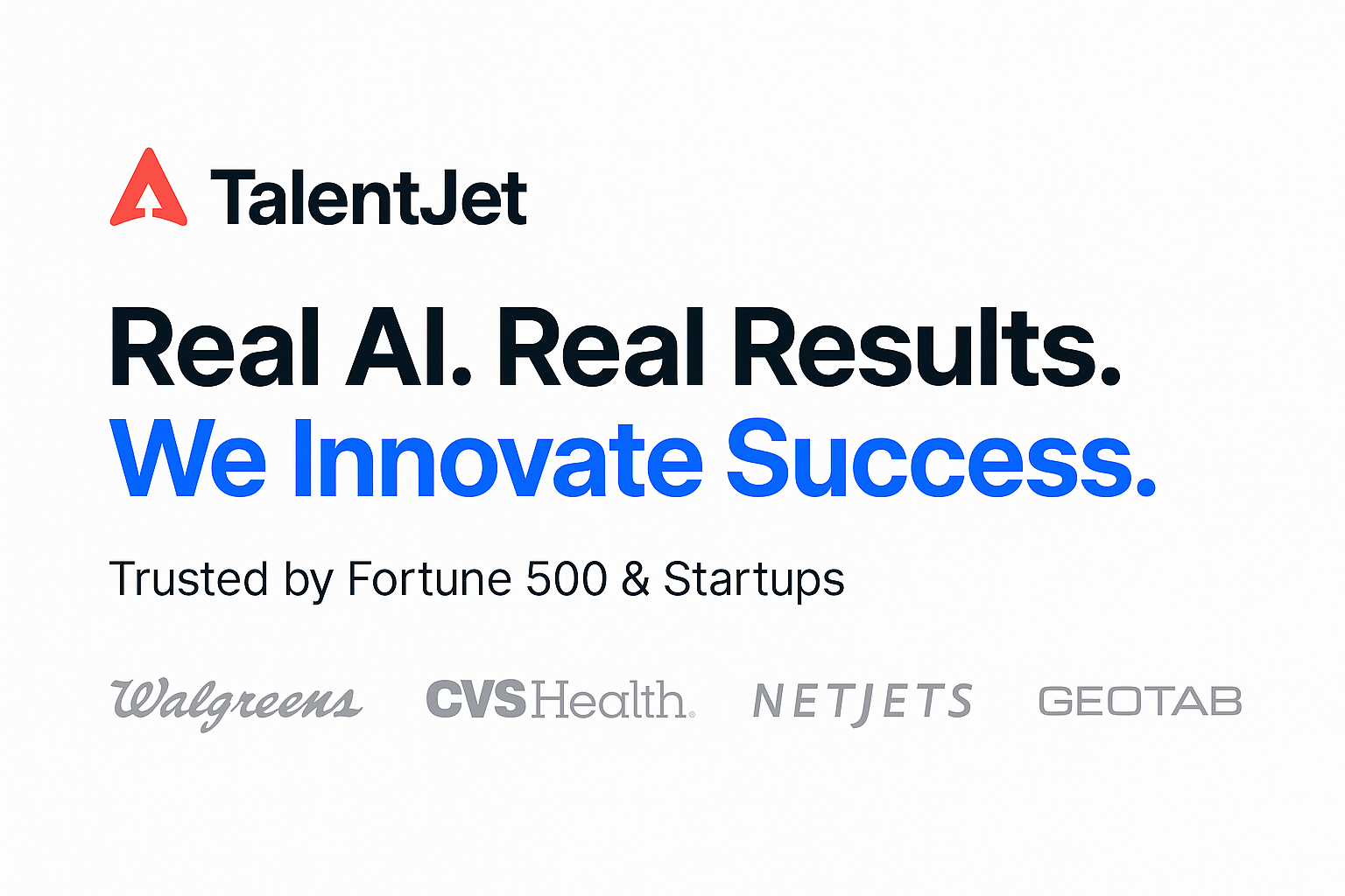 TalentJet - Accelerate Your AI Edge: From Validation to Velocity